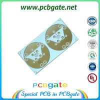 China Panelized Round LED Aluminum PCB (MCPCB), High Thermal Conductivity Board for Spotlight/Downlight Mass Production for sale