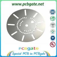 China Round LED Aluminum PCB Back Plate, High Thermal Conductivity Aluminum MCPCB Base for High-Power Lighting for sale