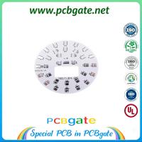 China 20-LED Round High-Power LED Aluminum PCB (MCPCB), High Thermal Conductivity Ceiling/Downlight Light Source Circuit Board for sale