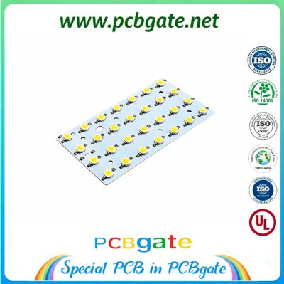 China Rectangular High-Power LED Alu PCB Module (MCPCB), High Thermal Conductivity Board for Linear Lights/High-Bay Lights for sale