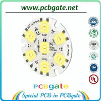 China Round High Thermal Conductivity Aluminum PCB MCPCB with Precision Machining for Uniform LED Light Layout for sale