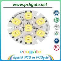 China Round High Thermal Conductivity Aluminum PCB MCPCB with Precision Machining for Uniform LED Light Layout for sale