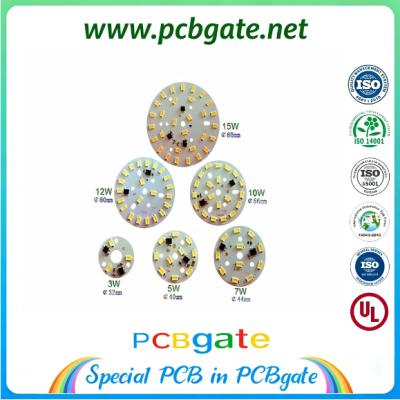 China 3W-15W Round LED Aluminum PCB Module with High Thermal Conductivity and Plug-and-Play Design for Downlights and Spotlights for sale