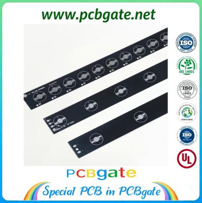 China Black Solder Mask High Thermal Conductivity Aluminum PCB for High-Power LED Lighting with Multiple Power Options for sale