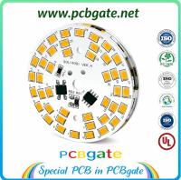 China Round Integrated LED Aluminum PCB Module (MCPCB) with High Thermal Conductivity and Built-In Driver for Uniform Light Layout for sale