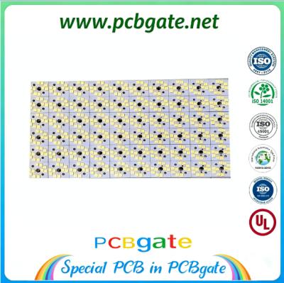 China Matrix Panelized LED Aluminum PCB (MCPCB) with High Thermal Conductivity and Standard Individual Layout for Downlights & Spotlights for sale