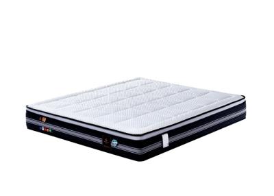 China Cooling Ice Silk Fabric Ergonomic Pocket Spring Mattress With Latex For Better Sleep Support for sale
