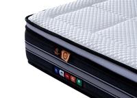 China Cooling Ice Silk Fabric Ergonomic Pocket Spring Mattress With Latex For Better Sleep Support for sale