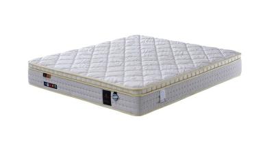China 7 Inches Pocket Natural Spring Mattress With Latex  Wave Foam For Pressure Relief Support for sale