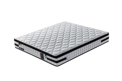 China Individually Wrapped Pocket Spring Mattress With Violet High Resilience Foam Tencel Fabric for sale