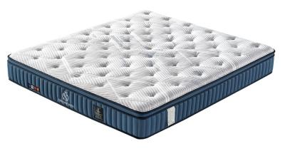 China Zero Motion Transfer Hybrid Mattress  Latex  Pocket Springs  Mattress Resilient Foam for sale