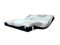 China Blue Sleep Smart Mattress With Okin Motor Pocket Springs Quiet Adjustable Bed Deep Sleep for sale