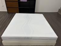 China White Coil Free Natural Latex Mattress Spine Care Balanced Soft Firm Comfort for sale