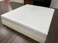 China White Coil Free Natural Latex Mattress Spine Care Balanced Soft Firm Comfort for sale