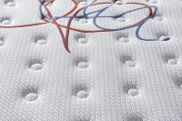 China Solid Latex Mattress No Coils  Elastic Cushioning Hypoallergenic Family Bed for sale