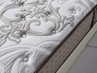 China Individually Encased Pocket Coil Mattress Featuring Bio Content Latex Blue Support Pad for sale