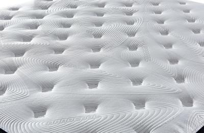 China Premium Hybrid Mattress with Individually Wrapped Pocket Coils Latex Layer  Ice Silk Cover for sale