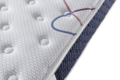 China Euro Top Bonnell Spring Mattress Infused Natural Latex Medium Firm Breathable Comfort for sale