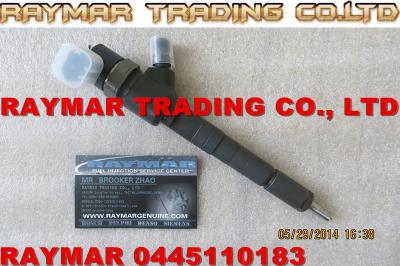 China BOSCH common rail injector 0445110183 for FIAT 55197124, 55197875, FORD 9S51-9F593-BA for sale