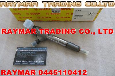 China BOSCH Common rail diesel fuel injector 0445110412 for JAC Refine for sale