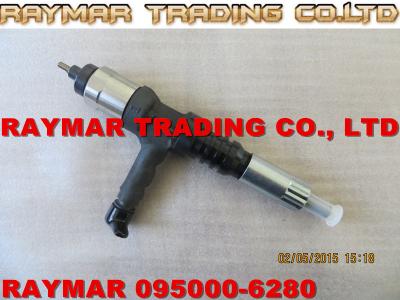 China DENSO common rail injector 095000-6280 for KOMATSU 6219-11-3100, 6219113100 for sale