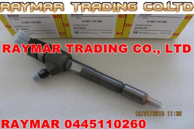 China BOSCH common rail injector 0445110260 for MAHINDRA 0305BC0401N for sale