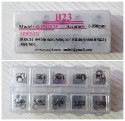 China DENSO common rail injector repair shims for sale