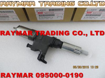 China DENSO Fuel injector 095000-0190, 095000-0145 for ISUZU 6HK1 8943922610, 8943922614 for sale