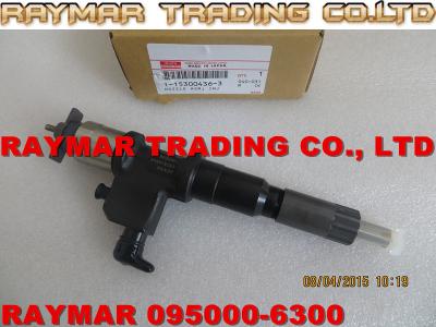 China DENSO fuel injector 095000-6300, 095000-6301 for ISUZU/HITACHI 6WG1 1153004361,1153004363 for sale