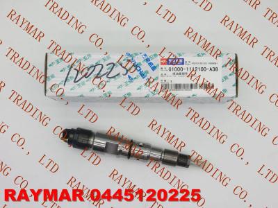 China BOSCH Common rail injector 0445120225 for YUCHAI G1000-1112100-A38, G10001112100A38 for sale