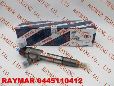 China BOSCH Common rail fuel injector 0445110412, 0445110343 for JAC Refine 1100200FA080 for sale