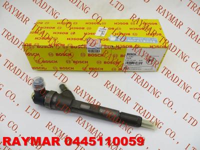 China BOSCH Genuine common rail fuel injector 0445110059 for Chrysler 05066820AA, 05066-820AA, LDV 510990024, VMI 15062036F for sale