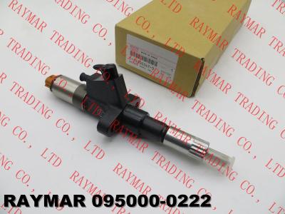 China DENSO Genuine common rail fuel injector 095000-0222 for ISUZU 6SD1, 1153003470, 1153003471, 1153003473, 1-15300347-3 for sale
