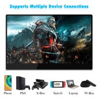 China LCD Gaming 15.6 Inch 4K Portable Touch Monitor Screen USB C Input for PC PS4 Mac Smartphone for sale
