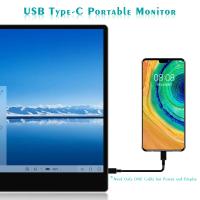 China LCD Gaming 15.6 Inch 4K Portable Touch Monitor Screen USB C Input for PC PS4 Mac Smartphone for sale