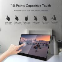China LCD Gaming 15.6 Inch 4K Portable Touch Monitor Screen USB C Input for PC PS4 Mac Smartphone for sale