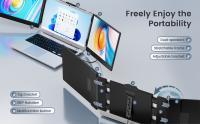 China LCD Type triple portable monitor for laptop 178° Viewing Angle And 1000 1 Contrast Ratio for sale