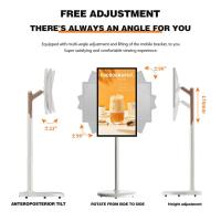 China Video Player Floor Standing Smart Screen Tv Stand By Me Tv 27 32 Inch Portable With Battery for sale