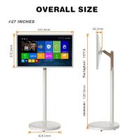 China 27Inch Android10 Smart Gaming Monitor Touch Screen Rotatable WIFI Work Studying Workout Floor Standing for sale