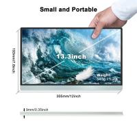 China Portable Usb C Touch Screen Monitor 13.3 Inch FHD IPS 10-Point Travel Monitor For Laptop for sale