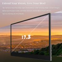 China FHD 17.3inch 1920 X 1080 Usb Double Sided External Touch Screen Monitor For Computer for sale