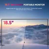 China Ultra Slim Ips Portable Usb C Touch Monitor  18.5 Inch 1080P HDR Travel Second Monitor for sale