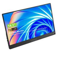 China Support Laptop with Portable Dual Monitor 14 Inches Screen Size and Two Extra Screens for sale