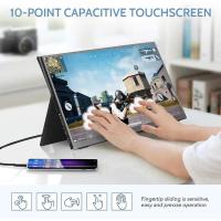China 1080P WIFI Mobile USB IPS Display 4K 144hz Portable Monitor With Battery 15.6Inch Touch Screen for sale