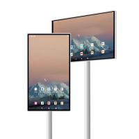 China 21.5 Inch Android Floor Standing Smart StandByMe Tv Portable Digital Signage Video Player for sale