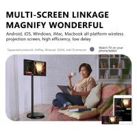 China Movable Floor Mounted Touch Screen Stand By Me Tablet For Live Streaming Tv Games And Fitness for sale