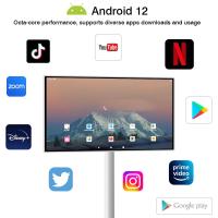China Standby Me Tv 27 32 Inch Smart Touch Screen Portable Tv Movable Rechargeable Lcd Smart Tv for sale