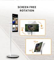 China Portable Indoor 22Inch Android Standbyme TV Moving Smart WiFi Touch Screen Floor Standing Tv for sale