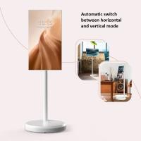 China Stand By Me Tv 21.5 27 32 Inch Movable Smart TV Portable Lcd Smart TV for sale
