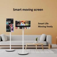 China Stand By Me Tv 21.5 27 32 Inch Movable Smart TV Portable Lcd Smart TV for sale